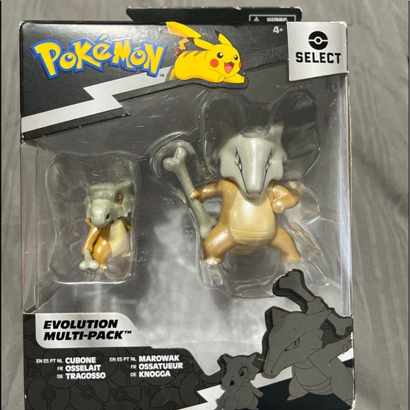Toys | Pokemon Cubone Marowak Evolution Multipack Figures By Jazwares ...